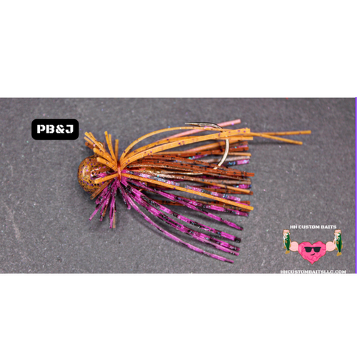 "PB&J" KOOSHBALL MICRO FINESSE JIG | HH Custom Baits LLC