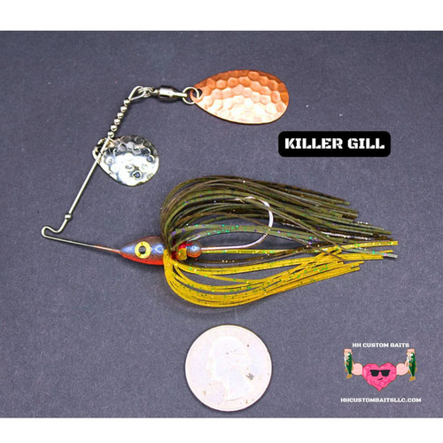 "KILLER GILL" RIVER RUNNER MICRO SPINNERBAIT | HH Custom Baits LLC