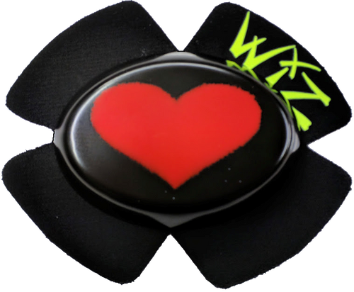 WIZ BIG HEART KNEE SLIDERS RED BLACK | Mysite