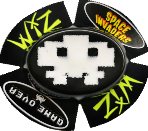 WIZ SPACE INVADER KNEE SLIDERS ON GRAFFIX | Mysite