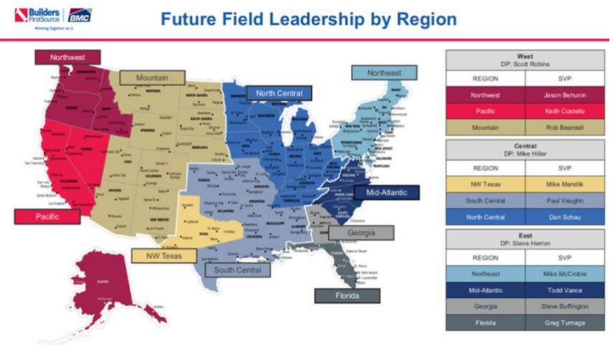 Executive Leadership Team, Regions for BFS-BMC Merger Announced