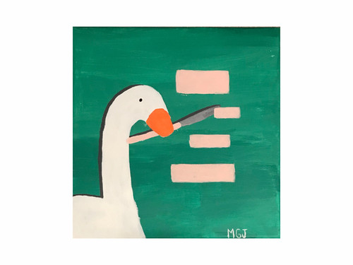 Knife Goose | Smarty Paints Art