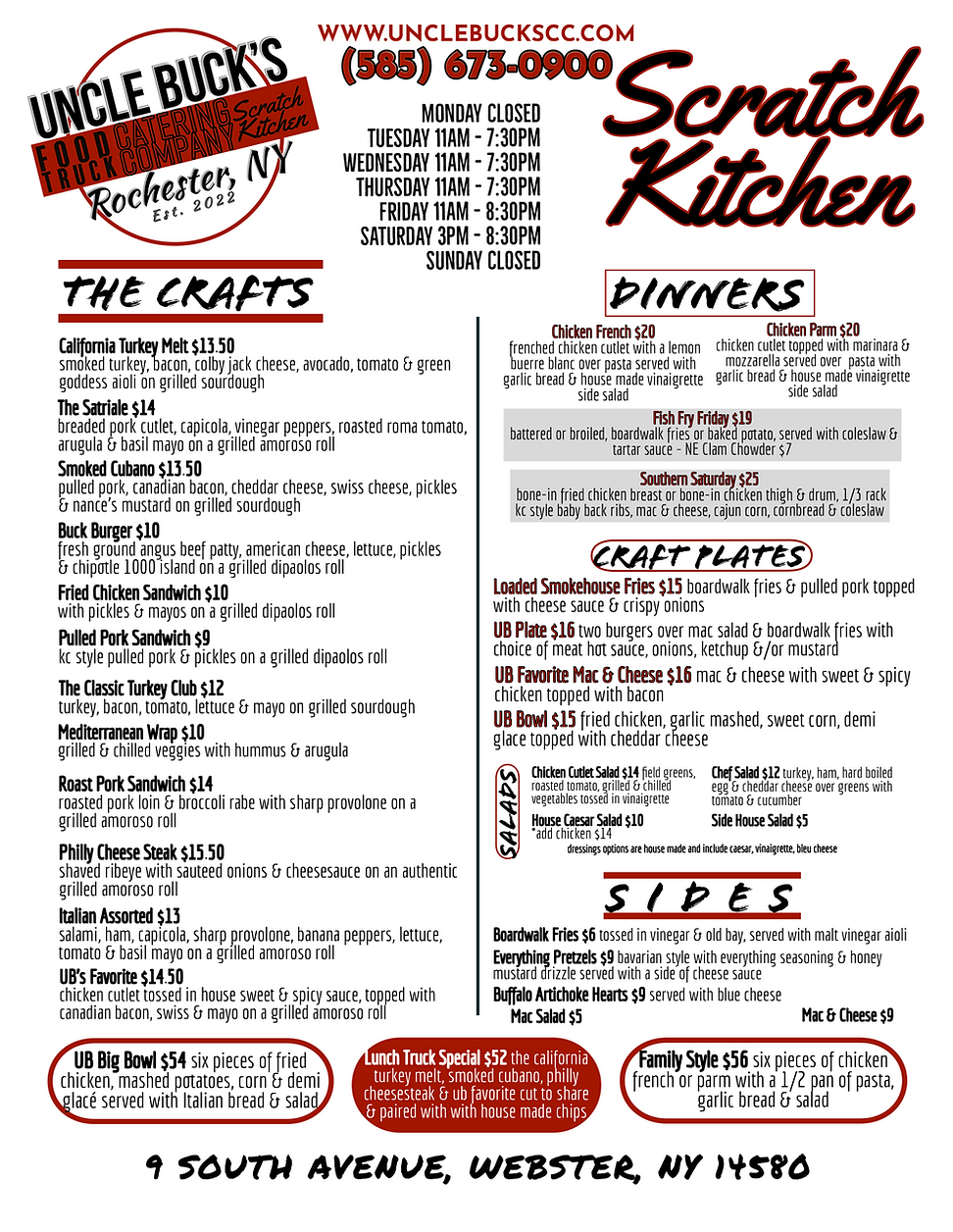 Scratch Kitchen | Uncle Buck S Caterin