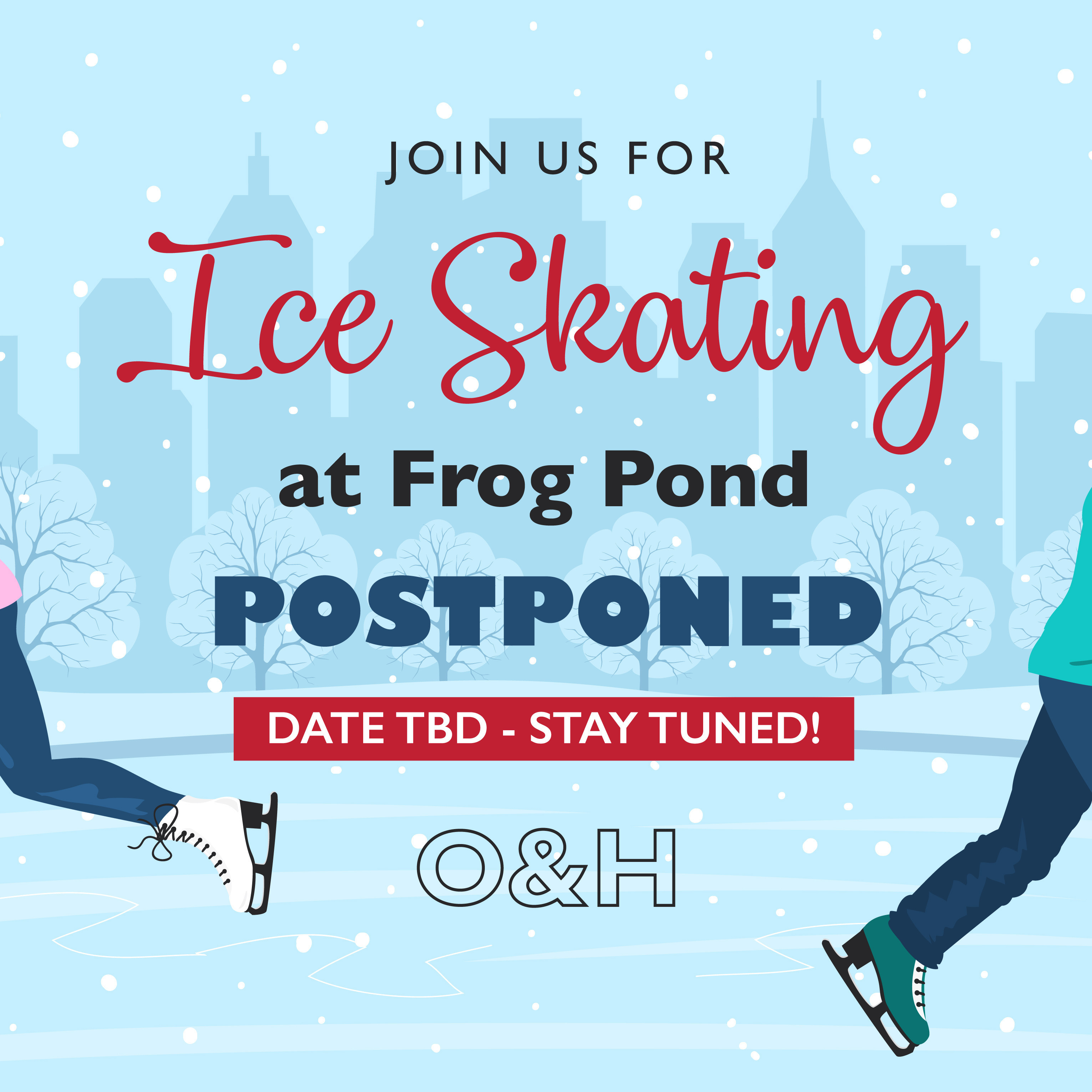 Ice Skating at Frog Pond | OConnor and Highland