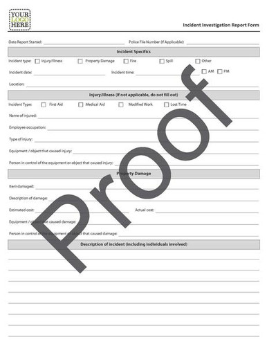 Incident Investigation Form | On-Track Safety