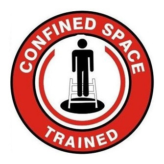 Confined Space Trained Sticker | Quick Safety