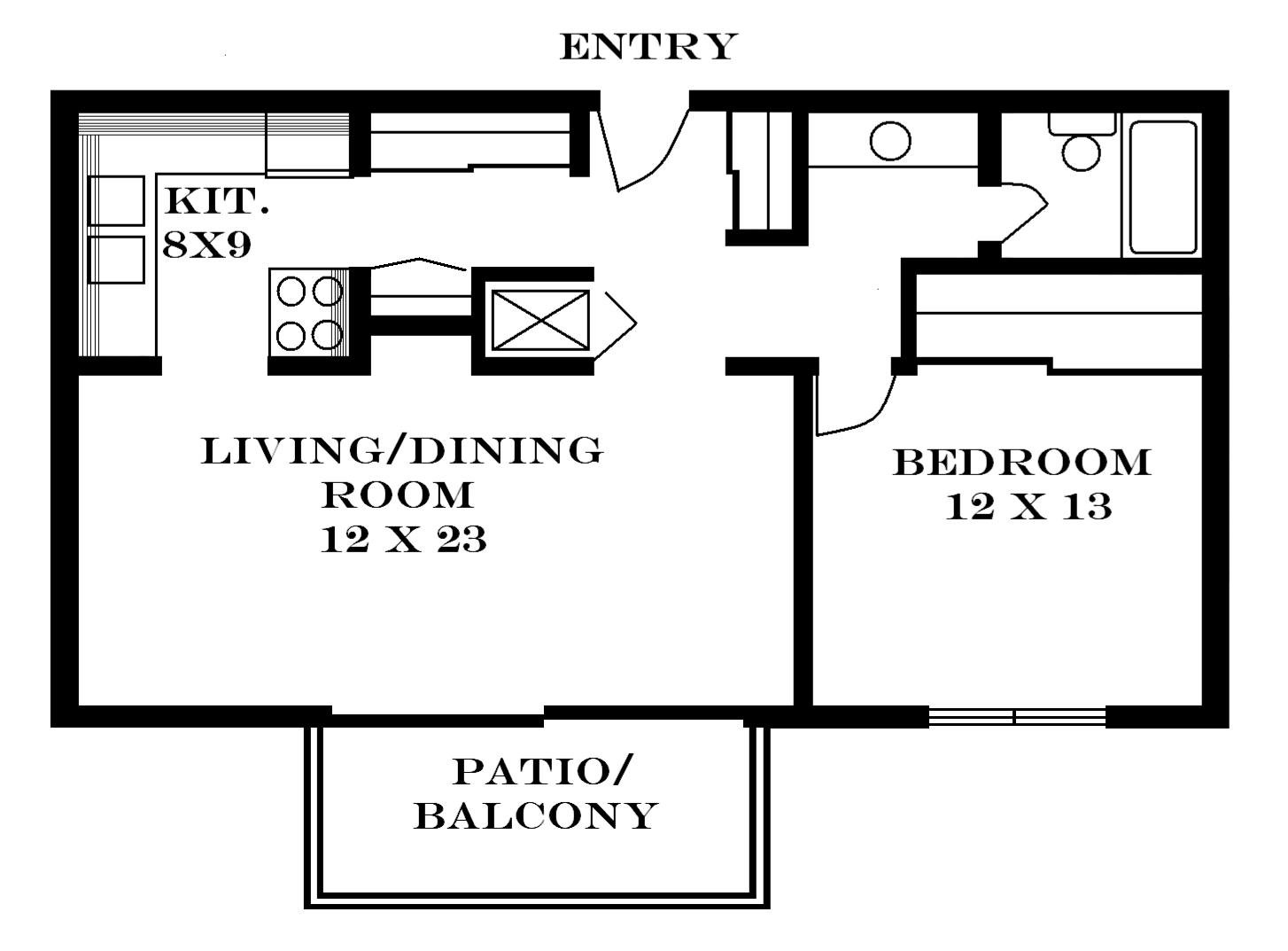 Plan 702 Unfurnished