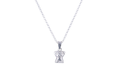 Pug Necklace | Sterling Silver Pug Jewellery