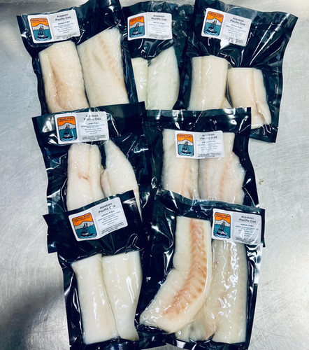 Alaskan Wild Pacific Cod - 5 Pound Pack | Kenai Fish