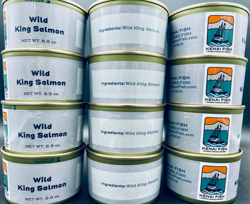 Wild King Salmon, canned | Kenai Fish