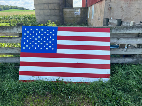 4'x6' Flag Barn Quilt | EL Barn Quilts LLC