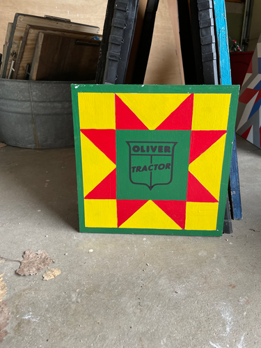 12"x12" Tractor Barn Quilt | EL Barn Quilts LLC