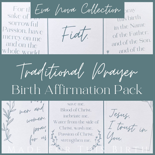 Eva Nova Traditional Prayer Birth Affirmations | Made for This Birth