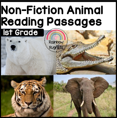 Animal Non-Fiction Reading Passages | Rainbow Rugrats