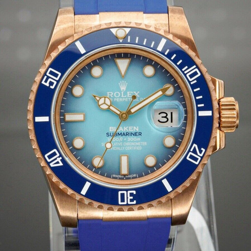 Rolex Submariner Date Blaken Design Bronze 1 of 1 Blaken Warranty ...