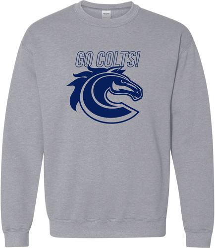 Comstock GO COLTS! Crew | Kalamazoo Sportswear