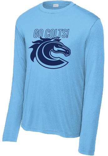 Comstock GO COLTS! Dry Fit Performance Long Sleeve Tee | Kalamazoo ...