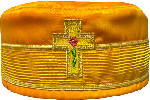 Chapter Of Rose Croix Officer's Gold Cap - NMJ | Regalia