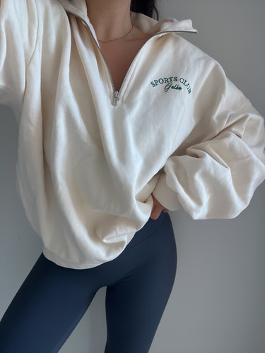 Le Zipper oversize Galbo Sport - Pearled Ivory | Galbo