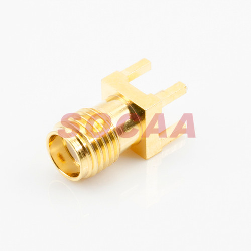 SMA STRAIGHT JACK PCB MOUNT RECEPTACLE | SOCAA