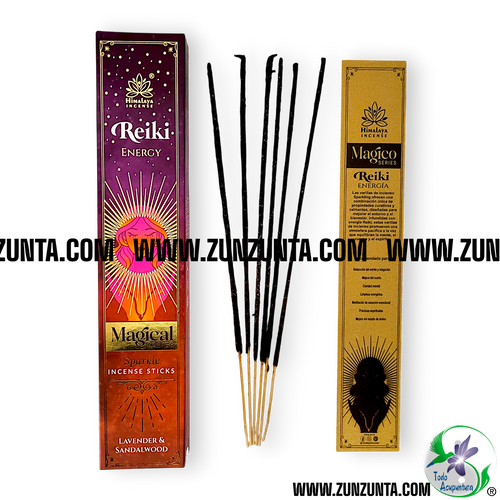 Incienso Magical Series Reiki Energy Aroma Lavanda y Sándalo | ZUNZUNTA