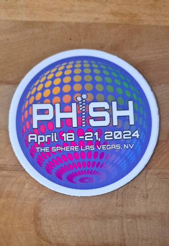 Phish at the Sphere sticker | jenis nugget designs