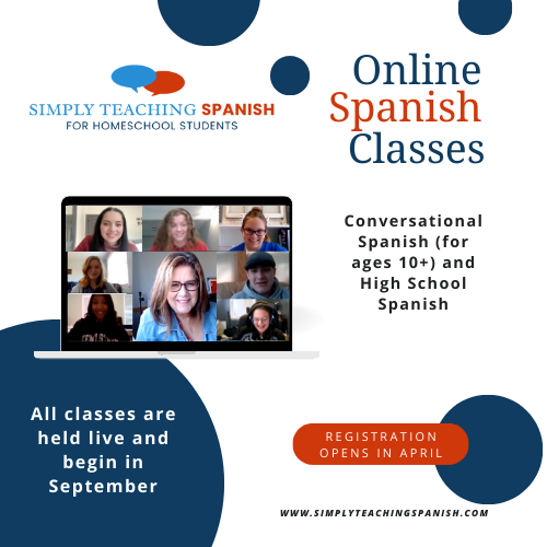 Spanish Classes for Homeschoolers | Simply Teaching Spanish