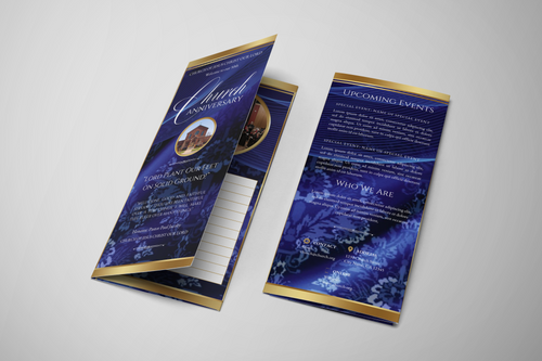 Blue Church Program | Drea's Design Trove