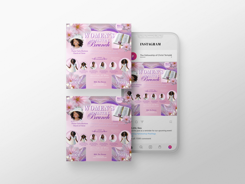 Beautiful Grace Womens Event Flyer | Drea's Design Trove