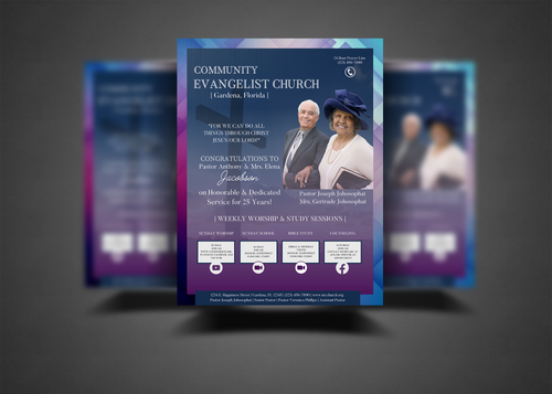 Church Congratulatory Ad Template (Set of 2) | Drea's Design Trove
