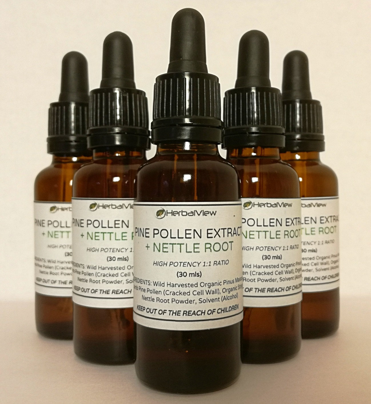 Pine Pollen Extract + Nettle Root (30ml) | herbalview