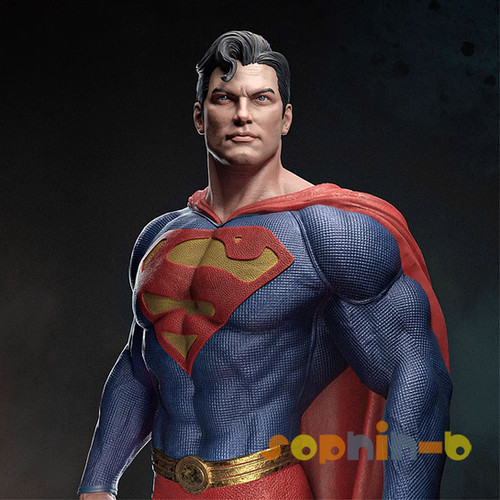 Superman Man of Steel 1:4 Scale Resin Model Kit Unpainted 3d Print ...