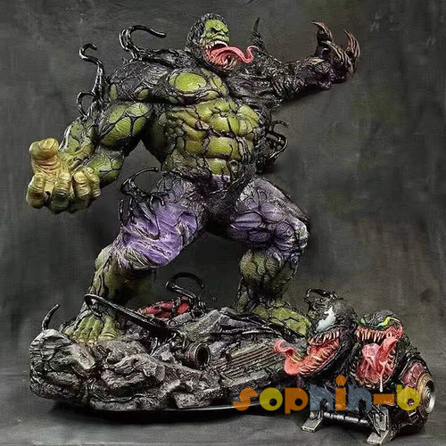 Venomized Venom Hulk Resin 1:4 Model Kit Unpainted 3d Print GK Statue ...