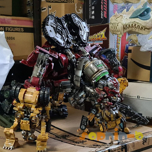 Custom Paint Oversized Battle Damaged Movie Devastator Constructicons ...