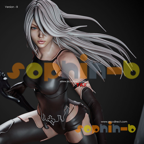 A2 2B Girl Nier Automata Resin 1:4 Model Kit Unpainted 3d Print GK Statue Figure | ECS-Direct.com