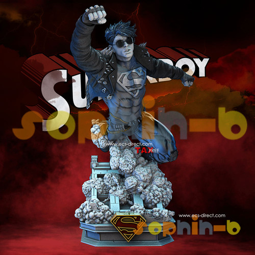 Superboy Super Man 1:24 Model Kit Unpainted 3d Print Garage Kit Statue ...