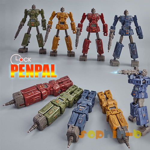 Transformed Clock Penpal Time Pen Robot Action Figure | ECS-Direct.com