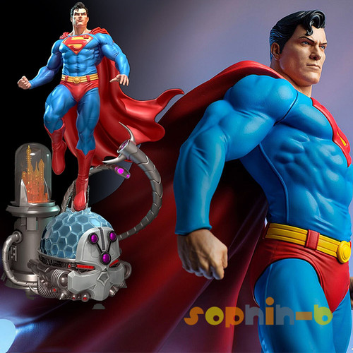 Superman on Brainiac Resin Model Kit Unpainted 3d Printed GK Statue ...