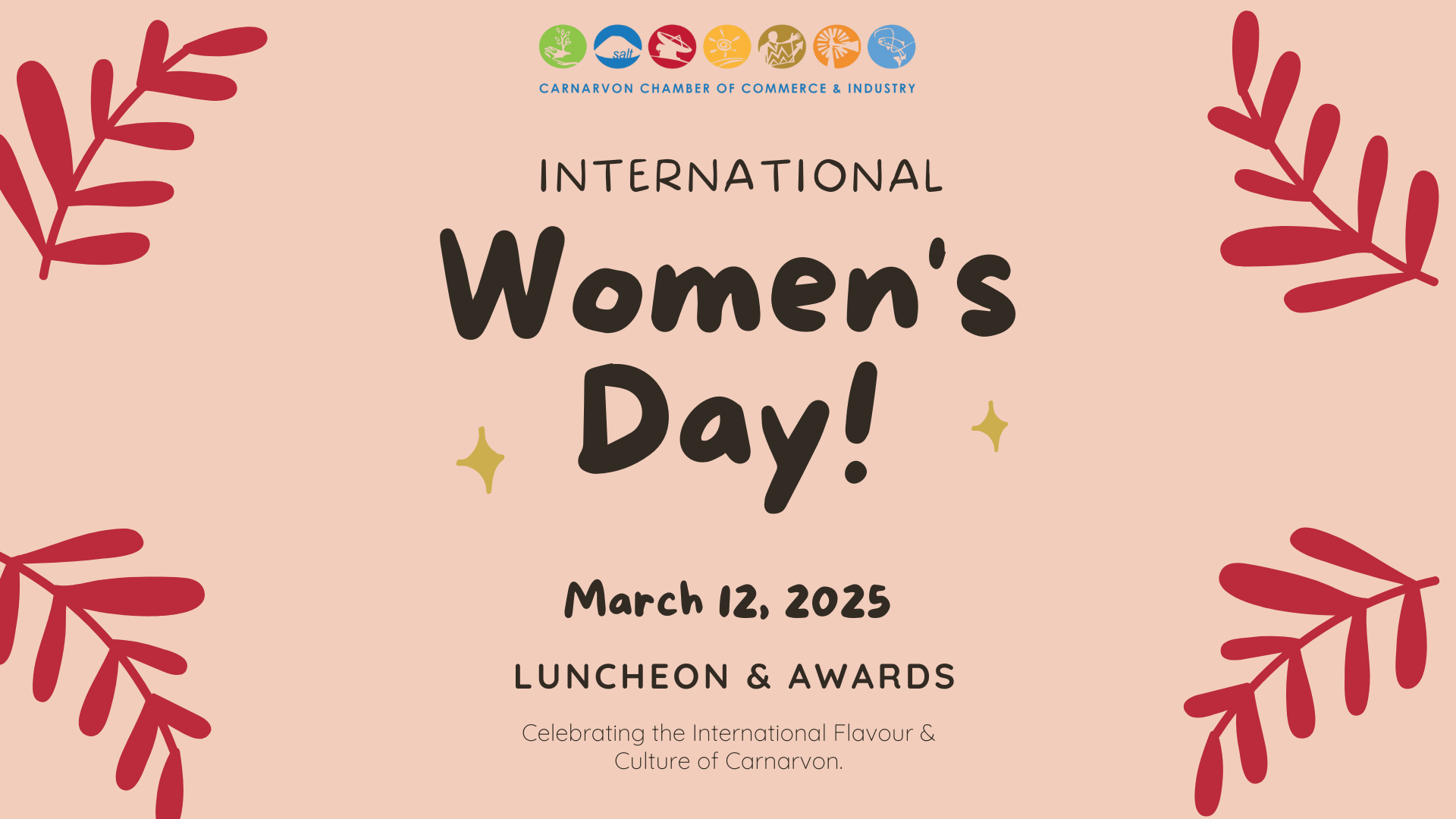 International Women's Day - Luncheon & Awards Ceremony | CHAMBER OF ...