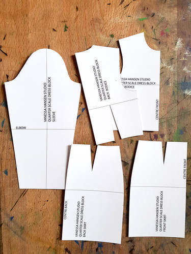 Quarter scale pattern making blocks **PDF** Digital Download ...