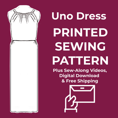 Uno Dress Sewing Pattern - Paper Pattern | Sew Amusing