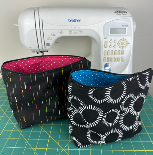 Lined Zipper Pouch Pattern - PDF Digital Download | Sew Amusing
