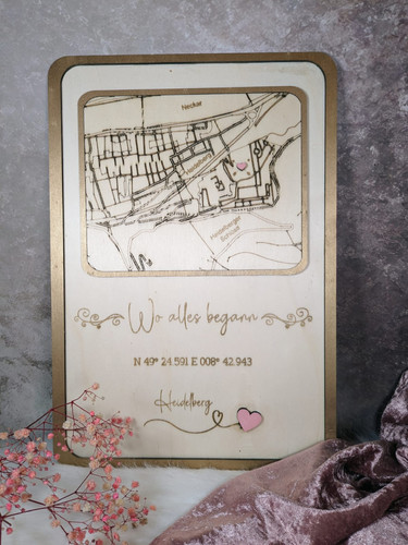 Holzbild "Wo alles begann" | Daniel Duba Design