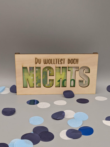 Gutscheinbox für Geldgeschenk oder Gutschein Holz | Daniel Duba Design