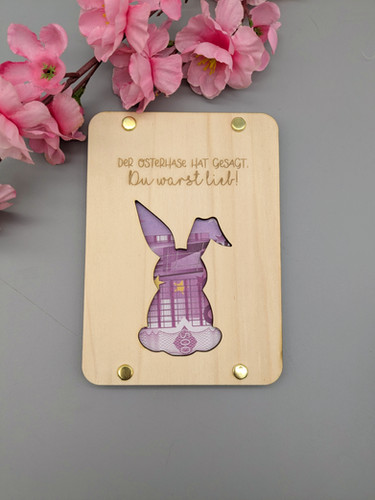 Geldgeschenkkarte Ostern | Daniel Duba Design