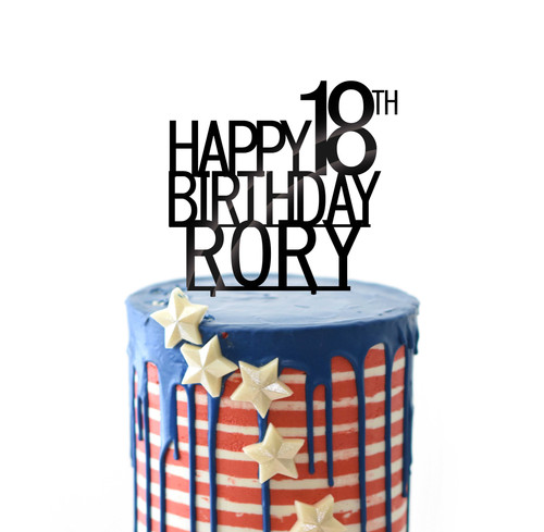 Birthday Cake Topper | Happy Birthday - CT1208 | SGLaser