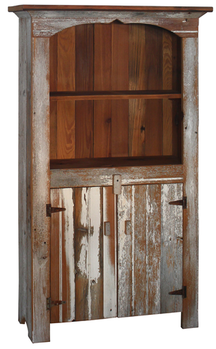 White Rock 5' Bookcase with Doors | mericle-merchandise