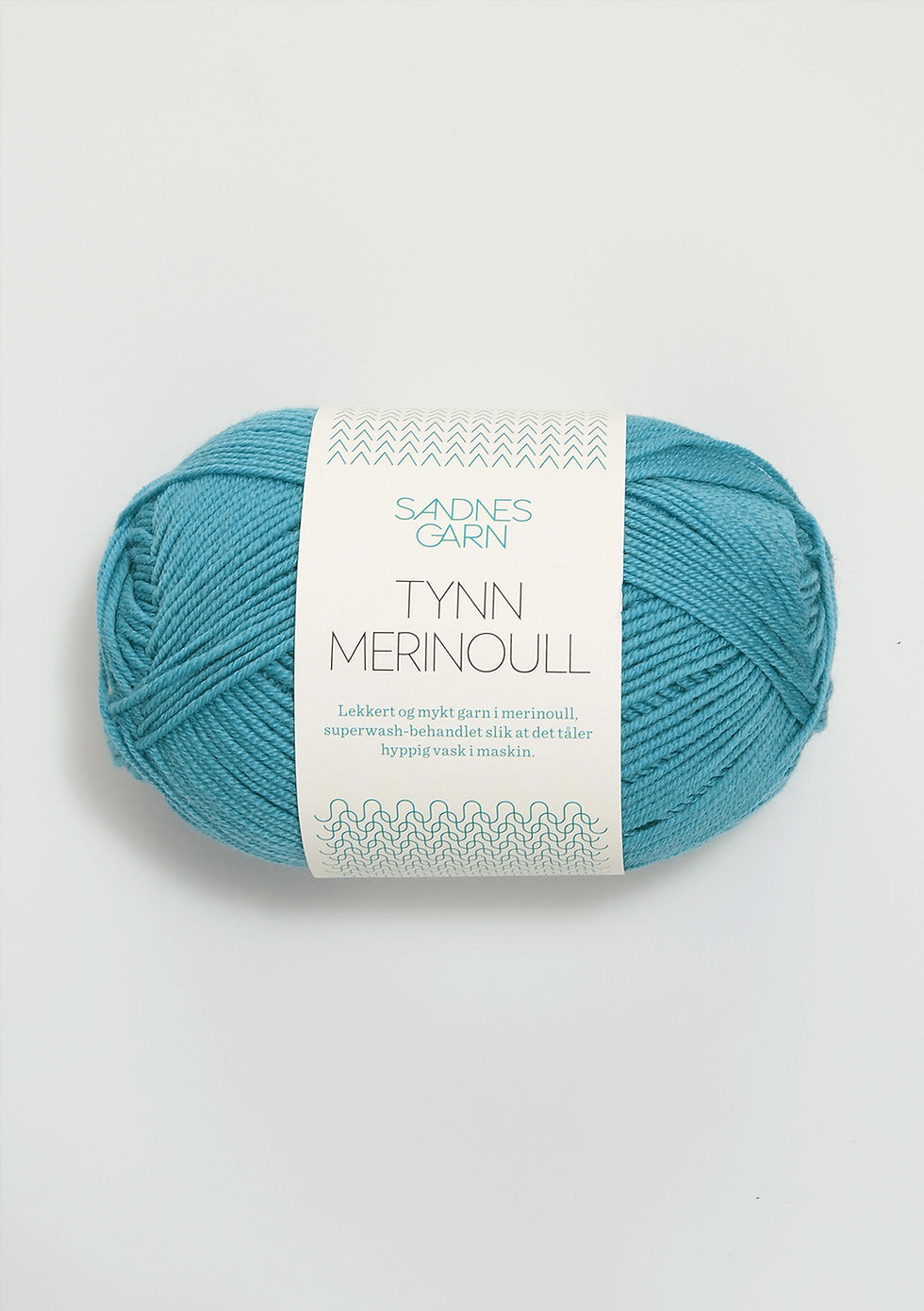 Tunn Merinoull 6543 (Dovt turkos) | Garn&Hantverkshuset