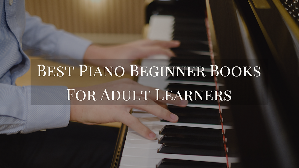 Best Beginner Books For Learning The Piano